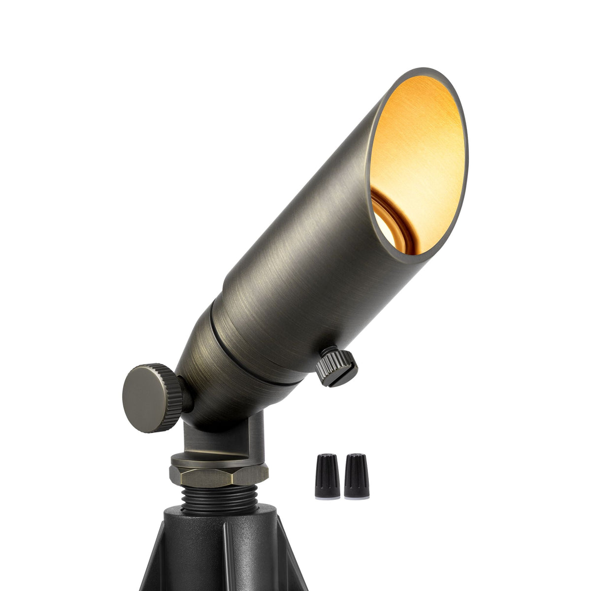 Gardenreet Mini Solid Brass Spotlight Stretchable Shroud MR8 - Bronze ...