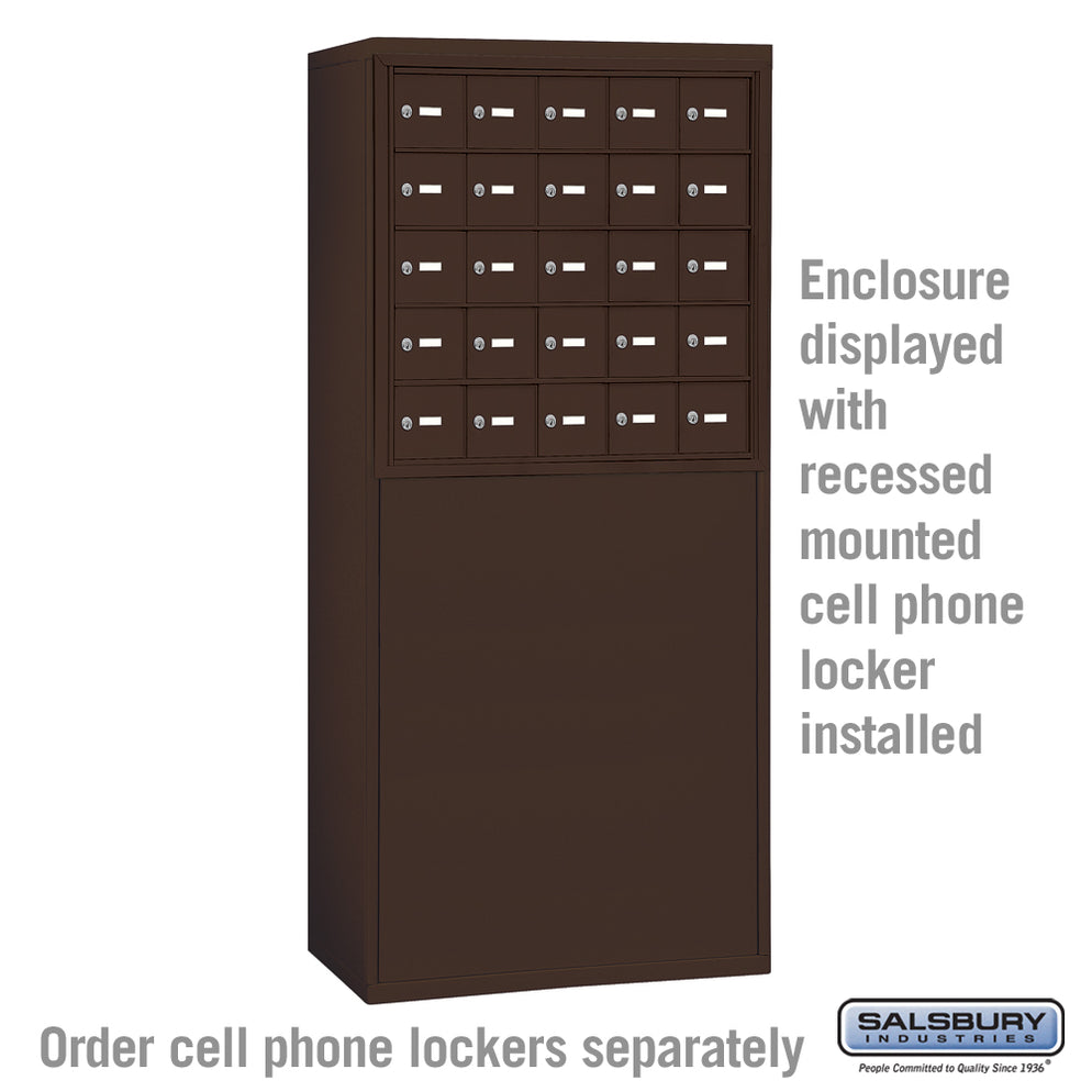 Salsbury Free-Standing Enclosure for #19158-25 - Recessed Mounted Cell ...