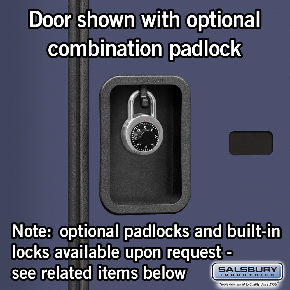 Salsbury 12" Wide Double Tier 'S' Style Designer Wood Locker - 3 Wide ...