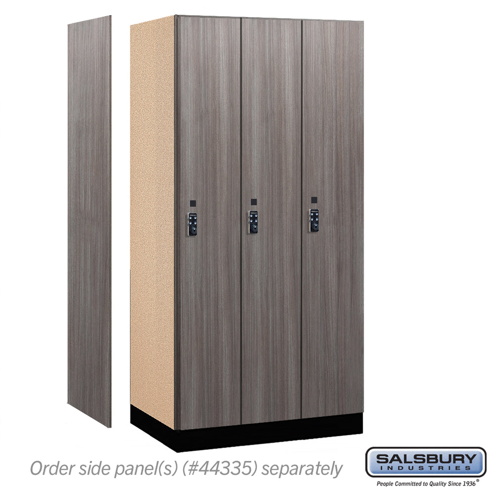 Salsbury 12" Wide Premier Wood Locker - Single Tier - 3 Wide - 6 Feet ...