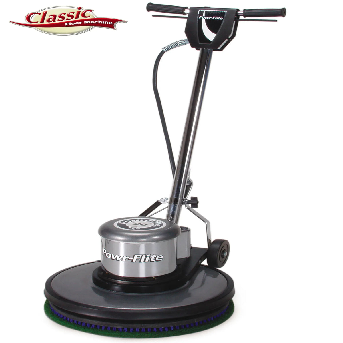 Powr-Flite 20" Classic Metal Floor Machine 1.5 HP | Sweatfully
