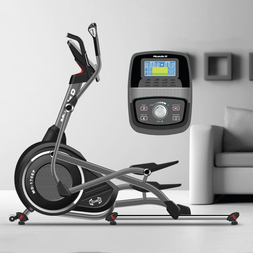 Light Commercial Elliptical Trainer - Muscle D Fitness - LED Display