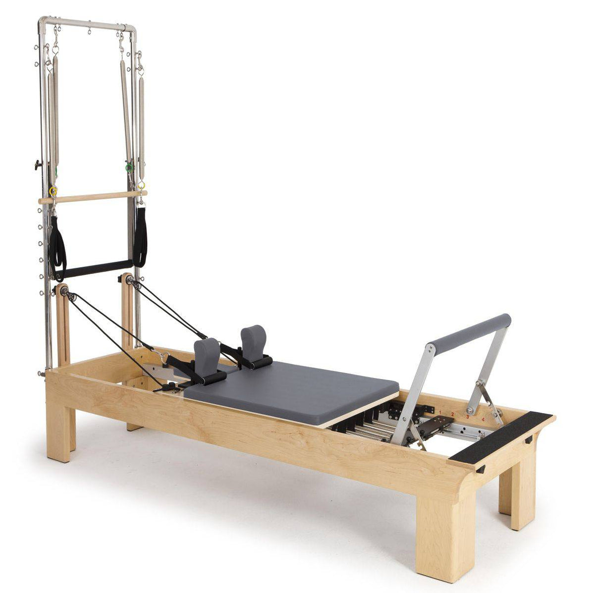 Elina Pilates Wooden Reformer Fisio with Tower | Sweatfully