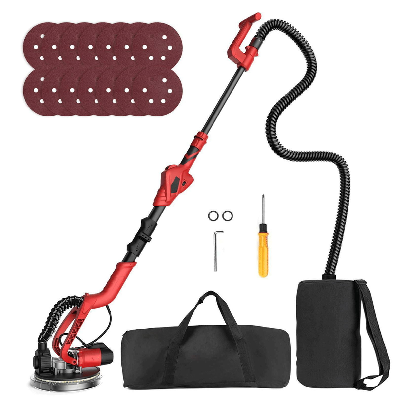 Heavy Duty Drywall Ceiling Pole Sander Vacuum Tool, 710W (SAK93935 ...