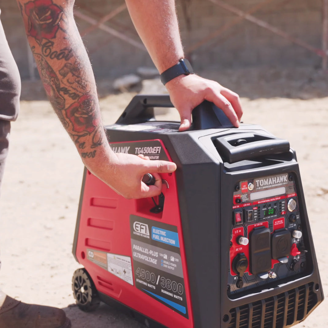 4500 Watt Inverter Generator Electronic Fuel Injection EFI Super Quiet