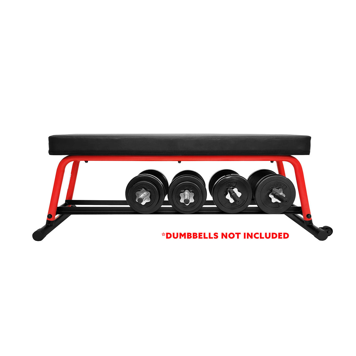 Sunny Health & Fitness Power Zone Strength Flat Bench with 550 LB Max ...